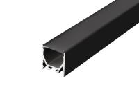 China Modern Indoor Surface Mounted LED Profile 25mmx25mm For LED light diffuser for sale