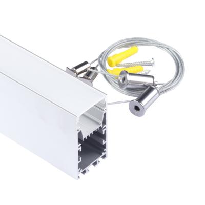 Cina 1M 2M U Shape Led Aluminum Channel Wall Indoor Lighting Powder Coated in vendita