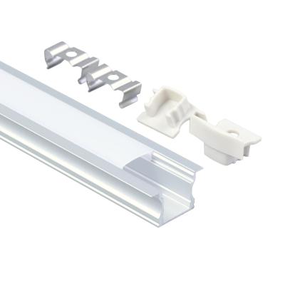 Cina Wardrobe Recessed LED Profiles U Shape Heat Sink Led Aluminum Extrusion in vendita