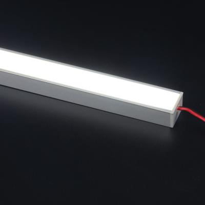 Cina Silver Anodized Surface Mounted LED Profile PC Diffuser For Kitchen Lighting in vendita