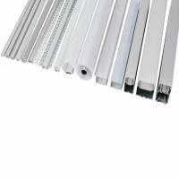 China Silver Anodized Surface Mounted LED Profile PC Diffuser For Kitchen Lighting for sale