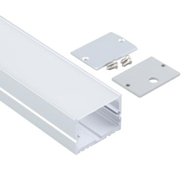 China T8 Extruded Surface Mount Led Profile Aluminum Mounting Channel for sale