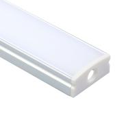 China Indoor Lighting Surface Aluminum Led Profile Milky White Diffuser for sale