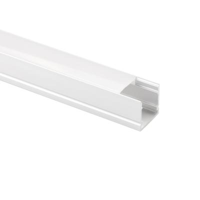Cina la forma di larghezza U di 20mm ha condotto la luce di alluminio del guardaroba della cucina della copertura del PC di profilo in vendita