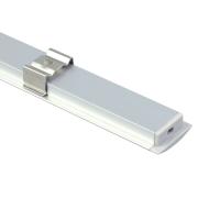 China PC Diffuser Cover LED Plaster Profile , U Channel LED Aluminum Profile for sale