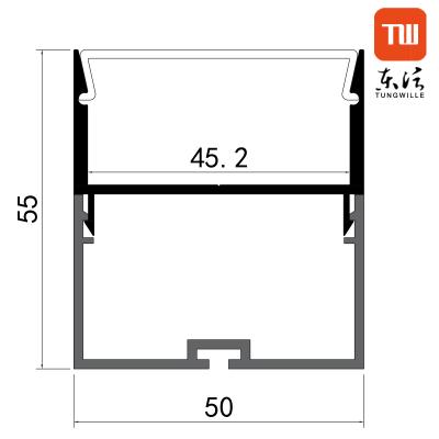 Cina L'alta qualità ha sospeso il profilo di alluminio di alluminio espulso di alluminio di Manica LED di profilo della striscia leggera del LED in vendita