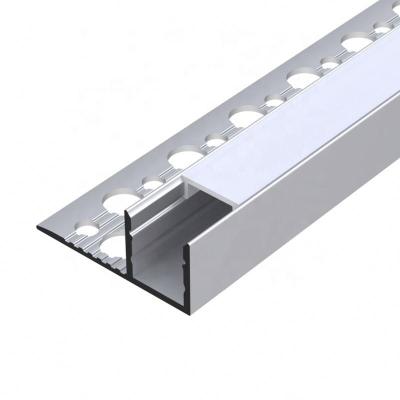 Cina La vampata esile del pannello di carta e gesso di Trimless ha montato il Manica di alluminio di profilo del LED per il soffitto in vendita