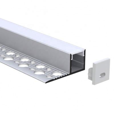 Cina La vampata esile del pannello di carta e gesso di Trimless ha montato il Manica di alluminio di profilo del LED per il soffitto in vendita