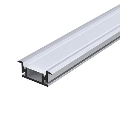 Cina Profili LED da incasso a forma di U Verniciatura anodizzata a canale per illuminazione a pavimento in vendita
