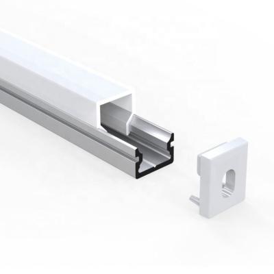 Cina Profilo montato di superficie della lega di alluminio 6063 LED con il piegamento dell'elaborazione di Decoiling in vendita