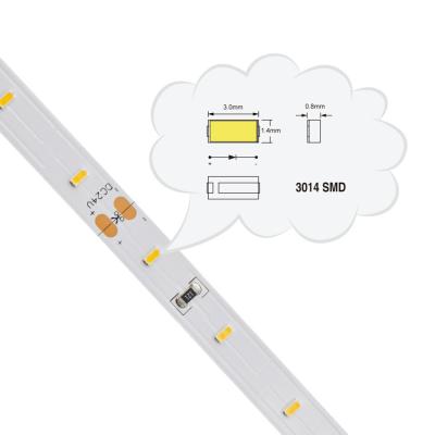Cina Striscia bianca di SMD 3014 LED, lampade fluorescenti flessibili di IP20 SMD LED 120 LED/m. in vendita