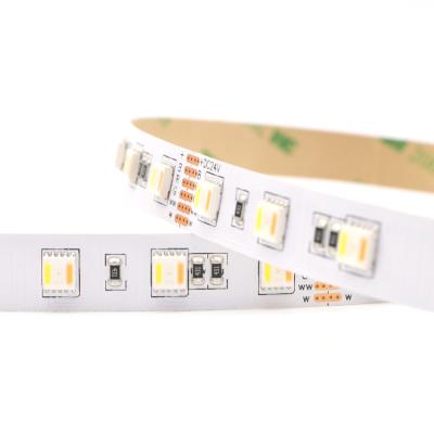 Cina La CC 24V 12V 5050 SMD LED spoglia 5 In1 regolabili flessibili RGBWW RGB IL TDC in vendita