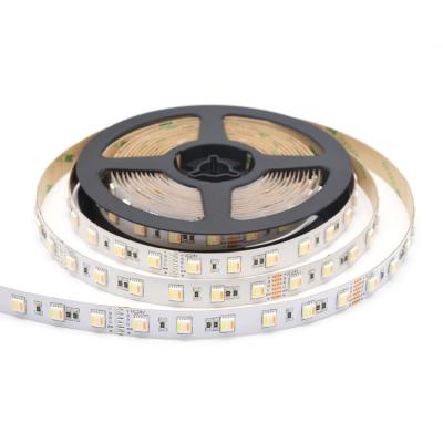 Cina La CC 24V 12V 5050 SMD LED spoglia 5 In1 regolabili flessibili RGBWW RGB IL TDC in vendita