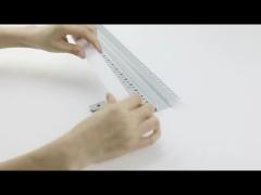 74*35mm Plasterboard LED Profile Architectural Gypsum Wall Recessed Linear