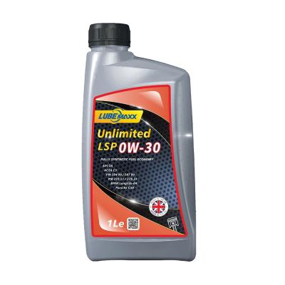 China Lubemaxx Unlimited LSP 0W-30 Olie voor personenwagens voor benzinemotoren en dieselmotoren Te koop