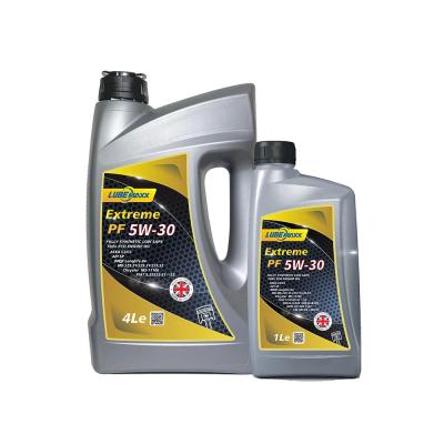 China PF 5W-30 Óleos para motores de automóveis de passageiros sintéticos com baixo SAPS para veículos modernos à venda