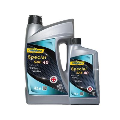 Китай API SF/CD Масло для двигателей легковых автомобилей Lubemaxx Special 40 для низкого расхода топлива продается