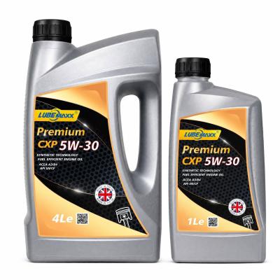 China Passenger Car Engine Oil synthetic CXP 5W30 with additive package ensuring smooth engine operation and lower emission levels for sale