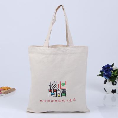 Китай High quality custom logo printed cotton calico grocery bag продается