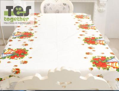 Китай New Christmas disposable PVC tablecloth，with different Cartoon designs продается