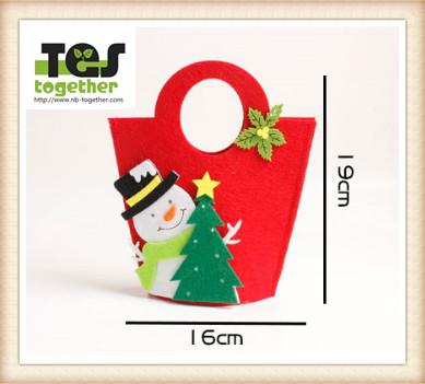Китай Christmas apple handbag/ Felt bag /Nonwovens/Festival /gift/child продается