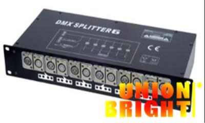 China DMX Lighting Splitter 6 CH for sale