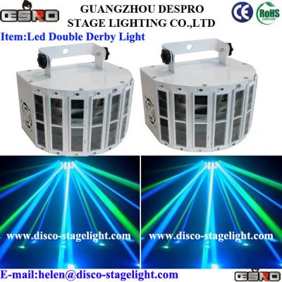 China IP20 RGBW LED Disco Lights 2pcs*10W LED Double Butterfly Stage Light Effect for sale