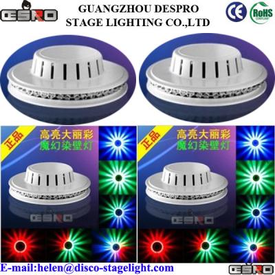China RGB Mini Wedding Stage Light LED Event Lighting With Built In Microphone for sale