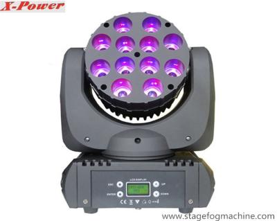Cina luci di manifestazione della fase di 12Pcs*4 in1 RGBW, luce principale PL-56A del carrello del fascio in vendita