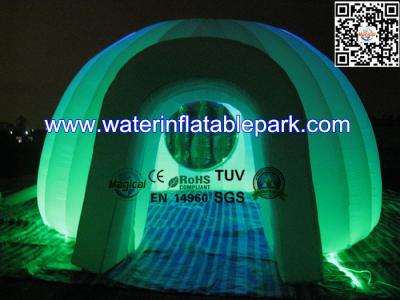 China White Inflatable Clear Light Dome Tent  Outdoor Oxford Cloth for sale