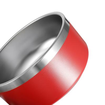 Cina il cane di acciaio inossidabile di 32oz 64oz lancia polvere dell'alimentatore dell'animale domestico ricoperta in vendita