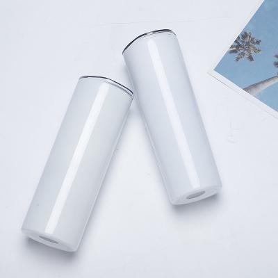 Cina vuoto scarno delle chiavette di acciaio inossidabile dello spazio in bianco di 16Oz 20Oz isolato con i coperchi in vendita