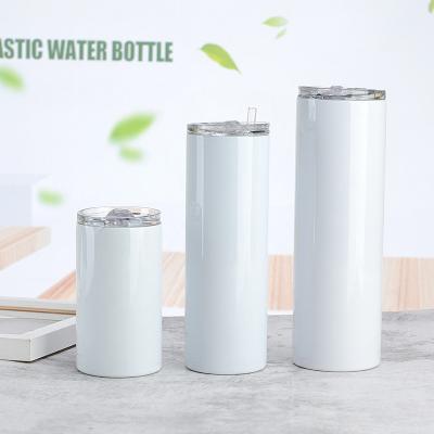 Cina vuoto scarno delle chiavette di acciaio inossidabile dello spazio in bianco di 16Oz 20Oz isolato con i coperchi in vendita
