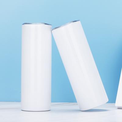Cina vuoto scarno delle chiavette di acciaio inossidabile dello spazio in bianco di 16Oz 20Oz isolato con i coperchi in vendita