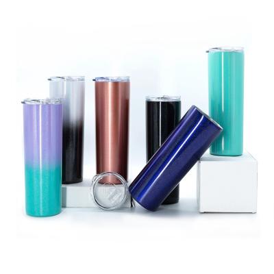 Cina Chiavetta scarna 20oz 30oz Drinkware di sublimazione diritta delle tazze di acciaio inossidabile in vendita