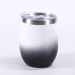 Cina Chiavetta Stemless With Clear Lid del vino della tazza 8oz 12oz di viaggio di acciaio inossidabile in vendita