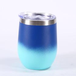 Cina Chiavetta Stemless With Clear Lid del vino della tazza 8oz 12oz di viaggio di acciaio inossidabile in vendita