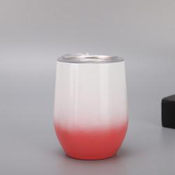 Cina Chiavetta Stemless With Clear Lid del vino della tazza 8oz 12oz di viaggio di acciaio inossidabile in vendita