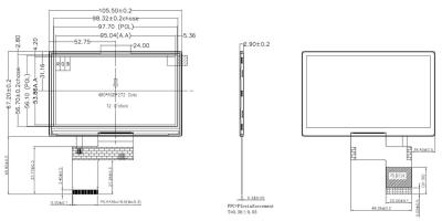 China 262K/65K Color TFT LCD Capacitive Touchscreen With CTP Touch Panel Type for sale