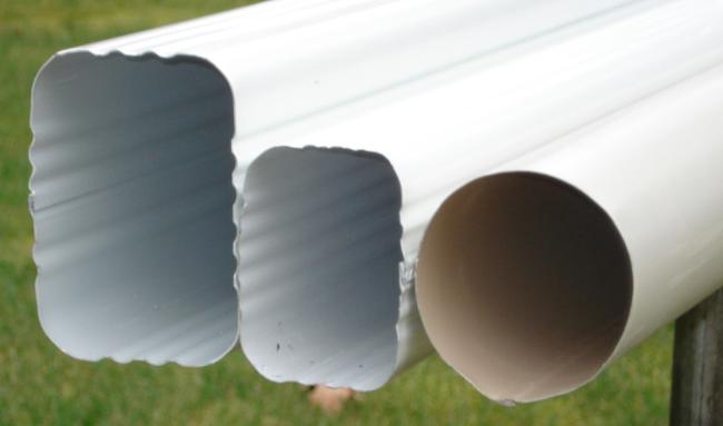 Galvanized cold steel sheet downspout pipe roll forming machine