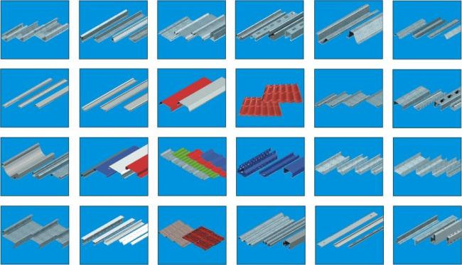 PLC control system door frame roll forming machine