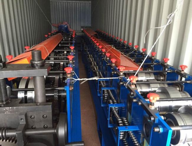 Standing Beam Roof Panel Roll Forming Machine 4 - 8m / min 16 Stations