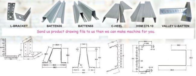 metal stud and track roll forming machine