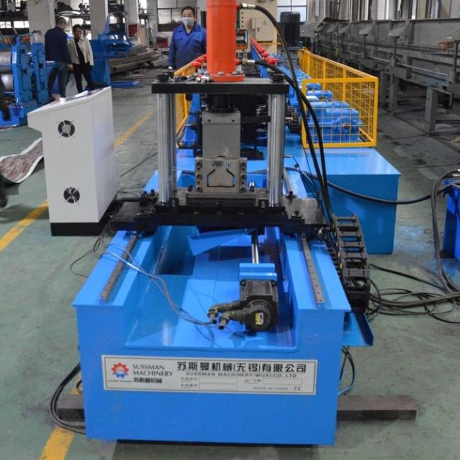 Gcr15 Upright Rack Roll Forming Machine Hydraulic For Storage Shelf 0