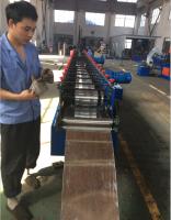 China Galvanized Steel PU Shutter Door Roll Forming Machine 38 Stations 11kw PLC Control for sale