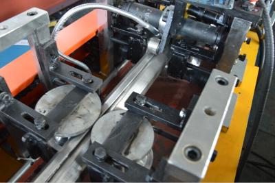 China 40mm and 60 mm G.I Steel  Sheet Metal Shutter Door Shaft Roll Former / Roll Forming Machinery With Passive Decoiler for sale