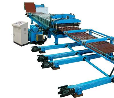 China Hydraulic Power Automatic Metal Roofing Sheet Glazed Tile Making Machine 5 Ton Manual Decoiler for sale