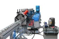 China Galvanized Steel Vineyard Post Roll Forming Machine 16 Stations Gearbox Drive 1.5-2mm Thickness for sale