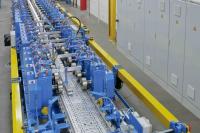 China Touch Screen PLC Control Cable Tray Roll Forming Machine 20 Stations 15KW for sale