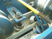 China Automated Seamless Gutter Making Machine Ogee K Style 13 Stations 0.3-0.6mm Thickness 3500mm Length for sale